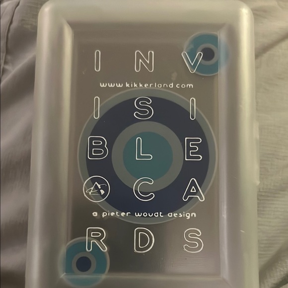 Kikkerland | Games | Kikkerland Invisible Cards 2 Sets | Poshmark